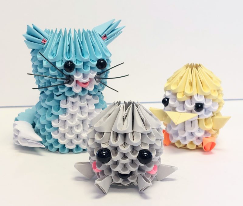 Origami Friends | Grant Berg Art Gallery